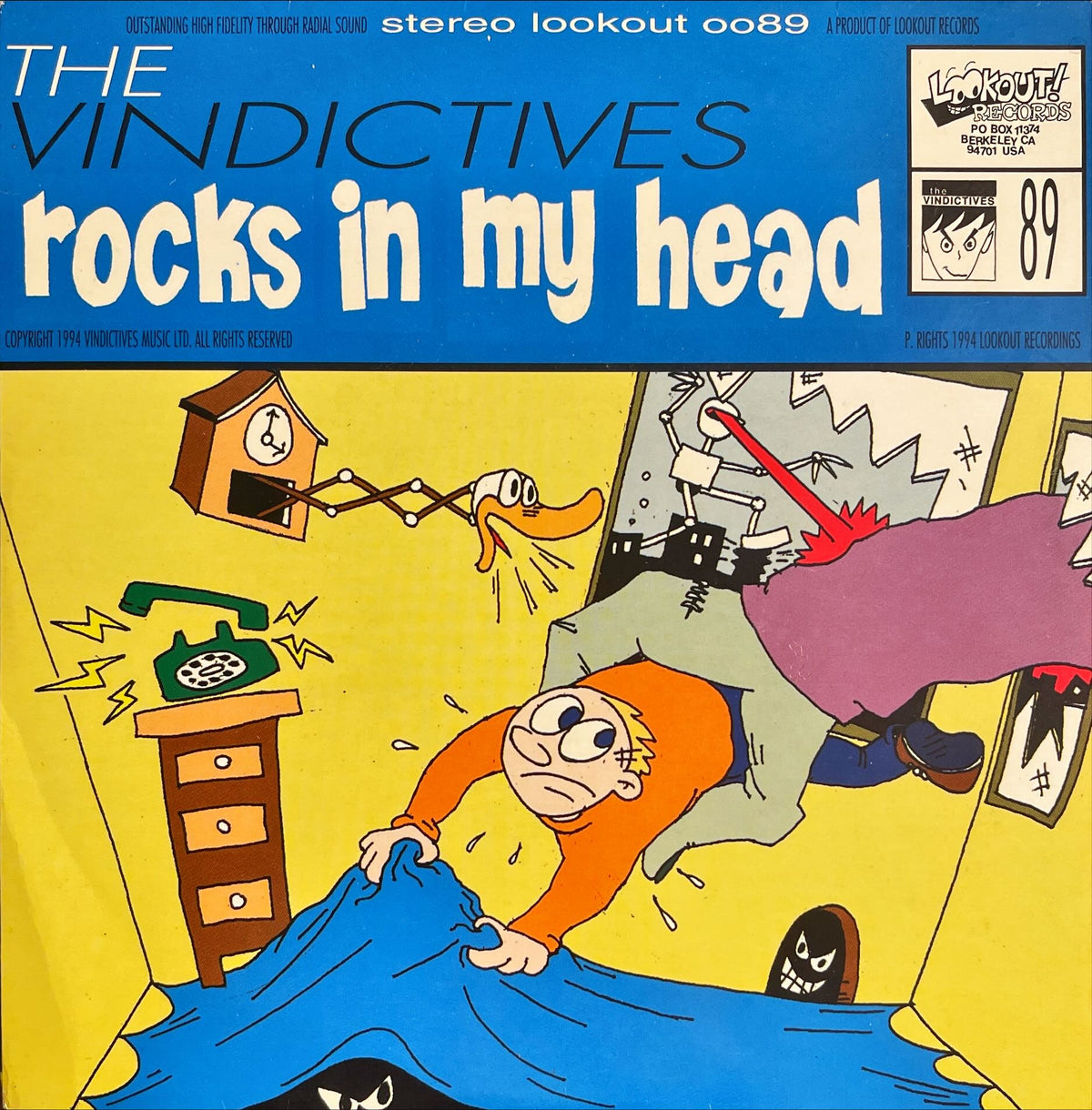 The Vindictives - Rocks In My Head (7" Vinyl) — Record Exchange