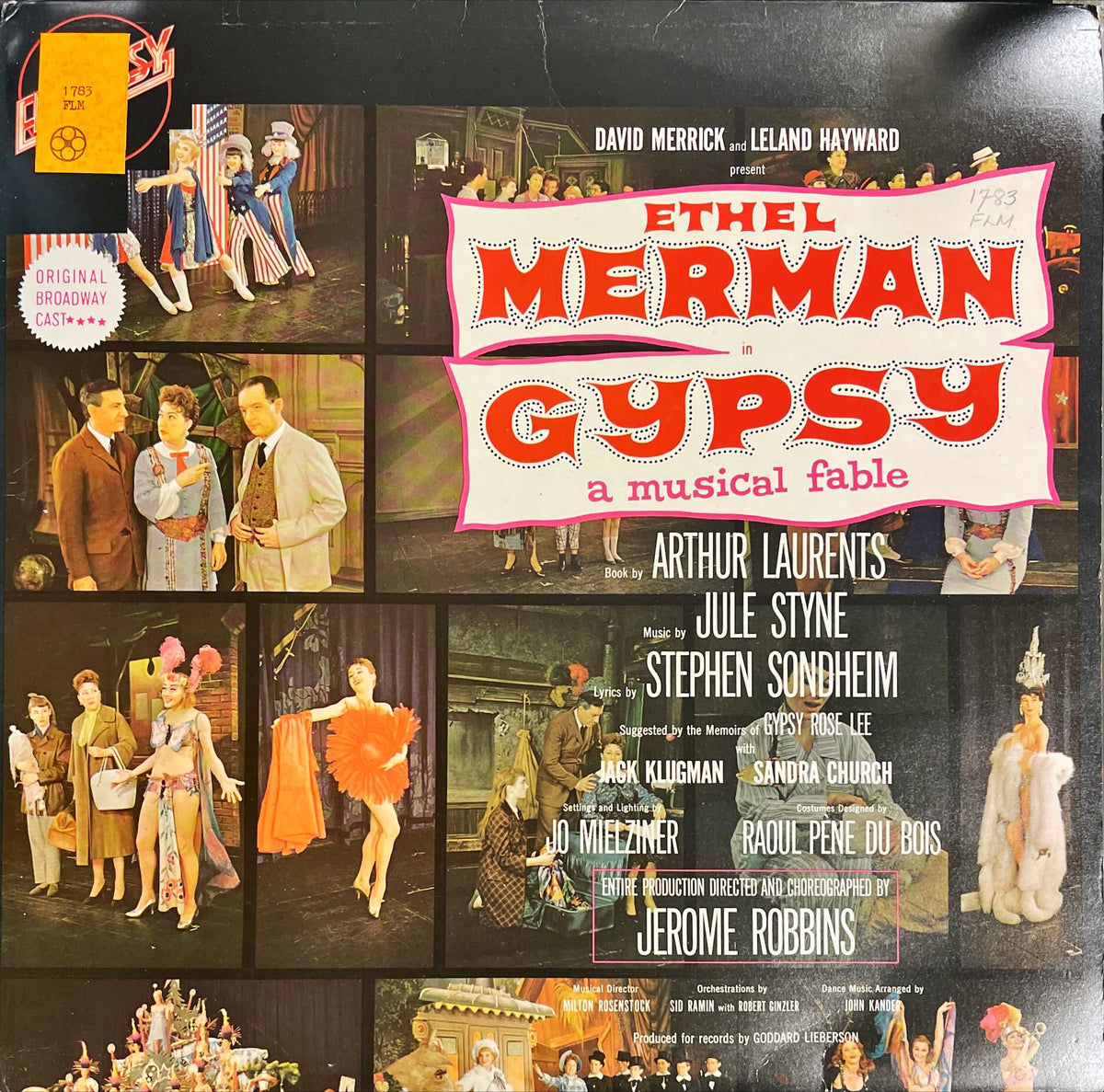 Ethel Merman, Jule Styne And Stephen Sondheim ‎- Gypsy - A Musical Fab ...