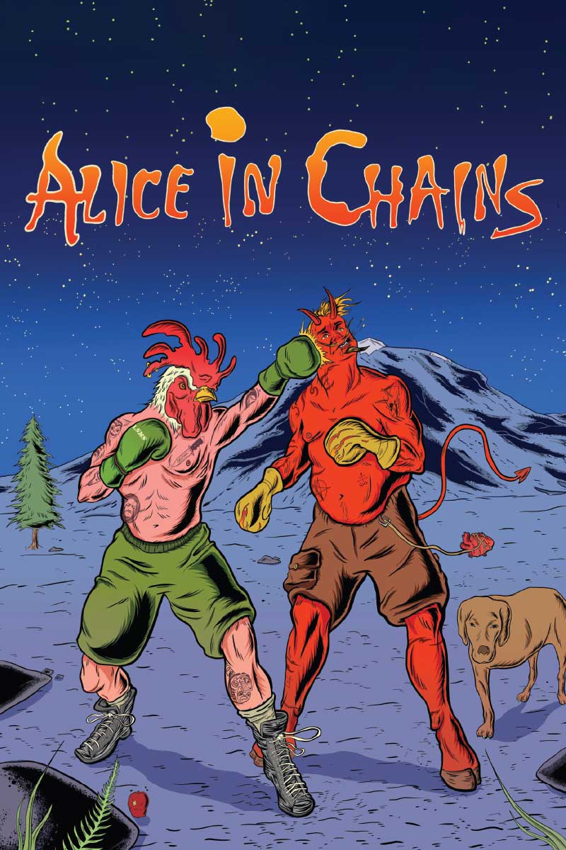 Alice in Chains - Boxing Rooster Spot the References (Poster) — Record ...