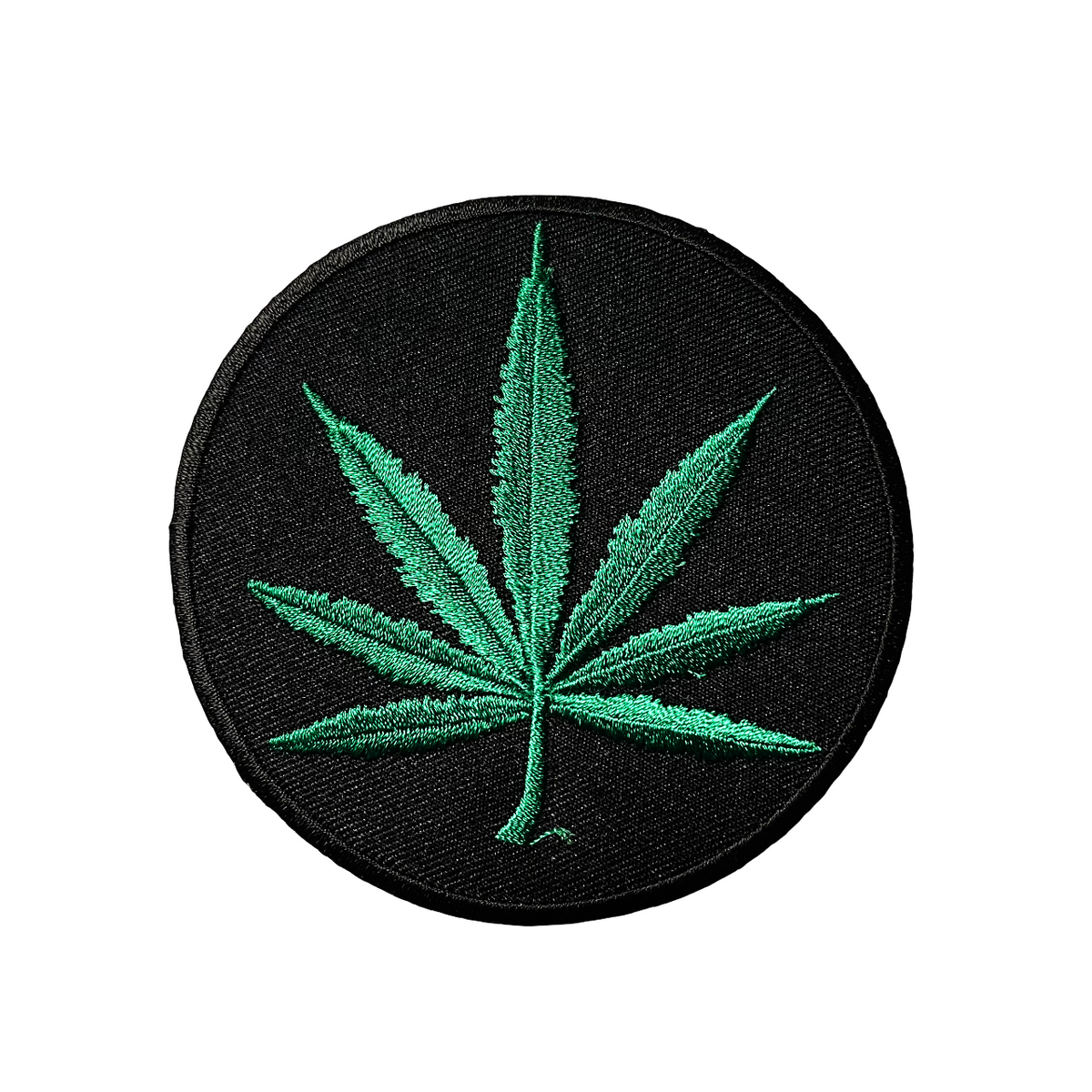 Marijuana Leaf (Iron-on Patch) — Record Exchange