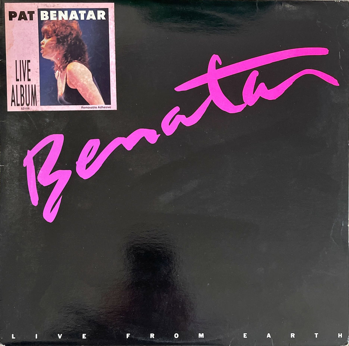 Pat Benatar - Live From Earth (Vinyl LP) — Record Exchange
