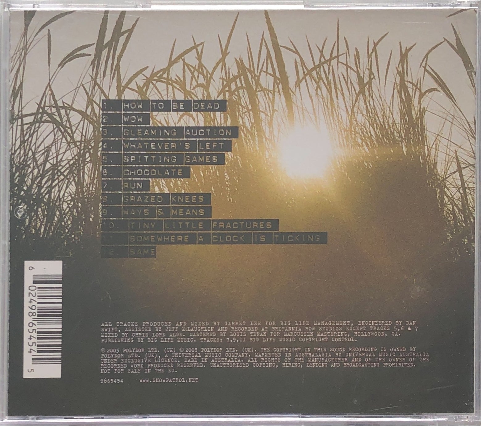 Snow Patrol - Final Straw (CD) — Record Exchange