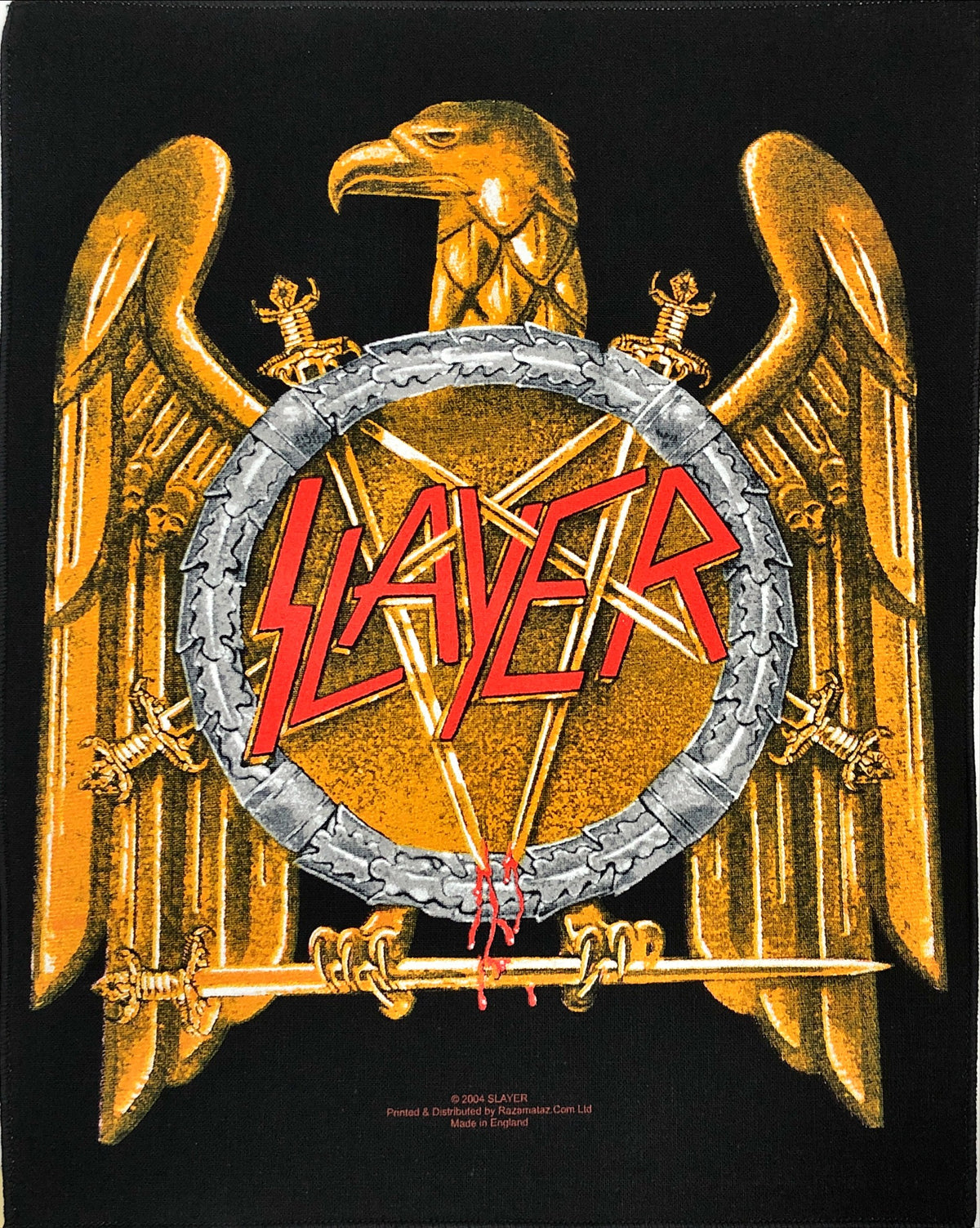 Slayer - Golden Eagle (Back Patch) — Record Exchange