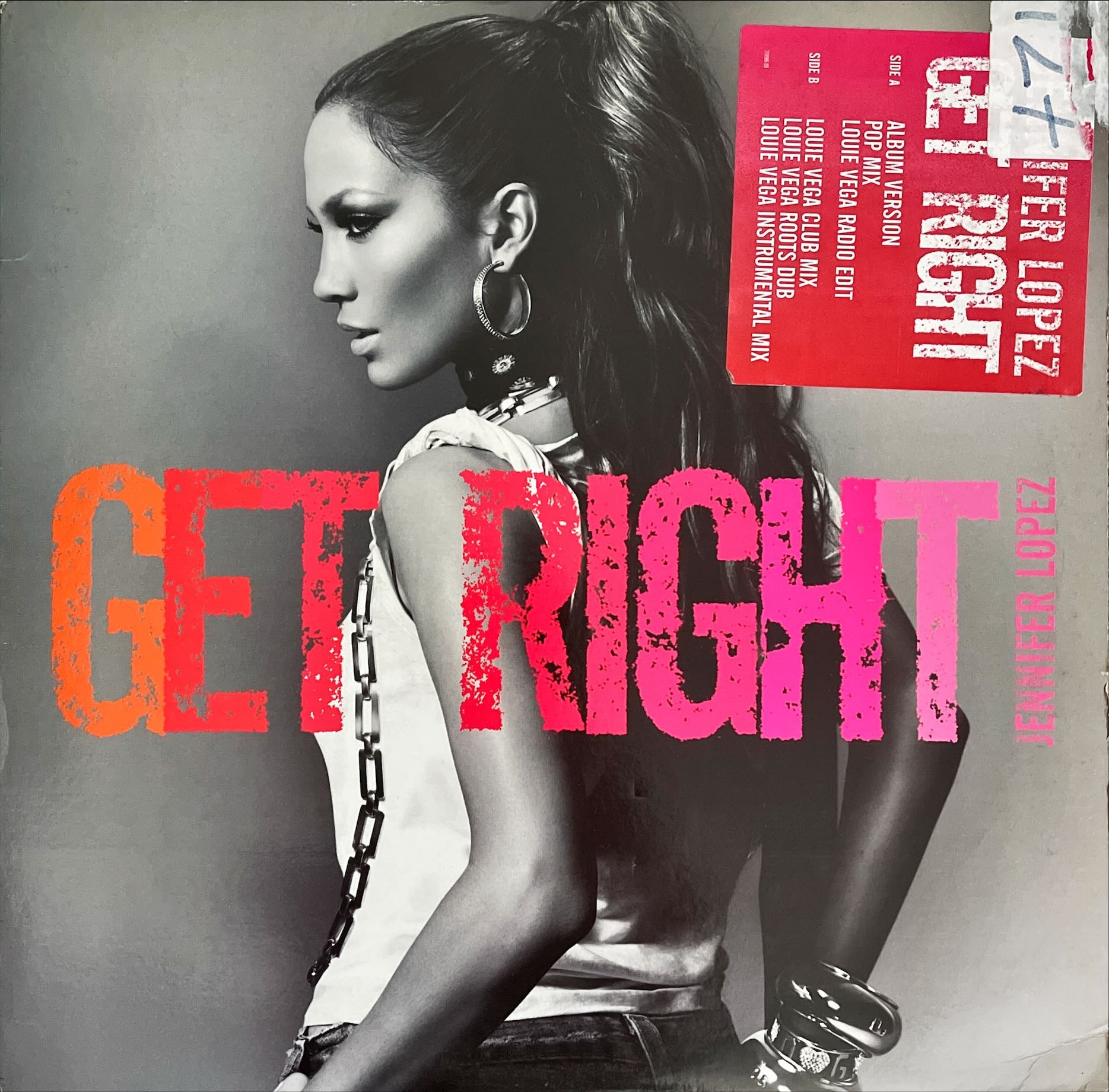 Jennifer Lopez - Get Right (12" Single) — Record Exchange