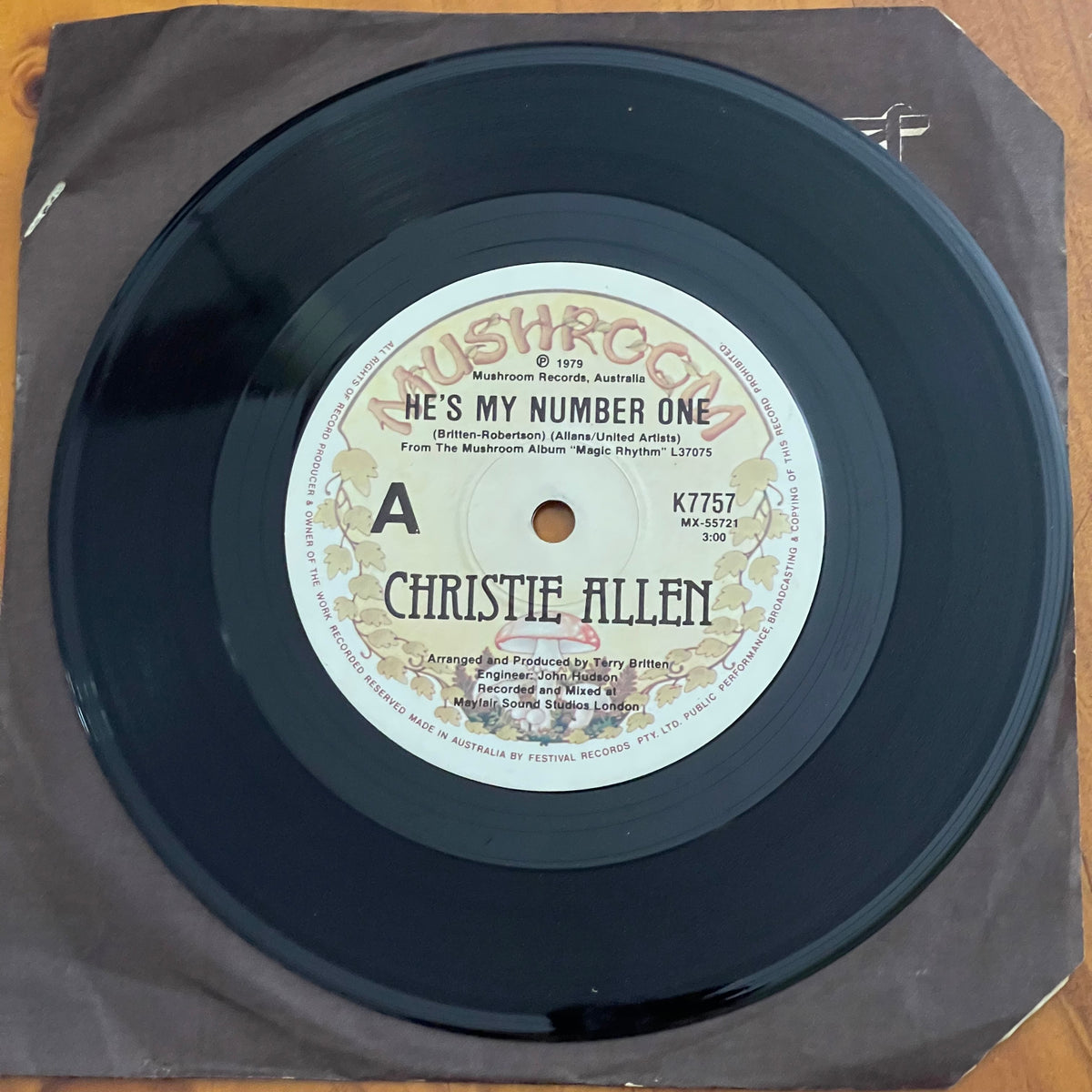 Christie Allen - He's My Number One / Count Me Out (7" Vinyl) — Record ...