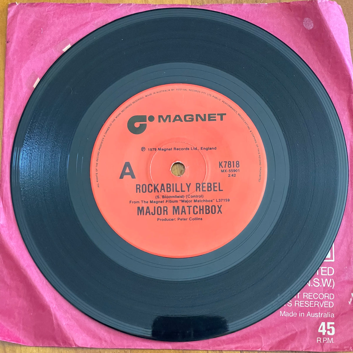 Major Matchbox - Rockabilly Rebel / Everybody Needs A Little Love (7 ...