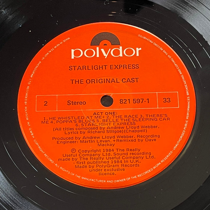 Andrew Lloyd Webber - Starlight Express - The Original Cast (Vinyl 2LP — Record Exchange