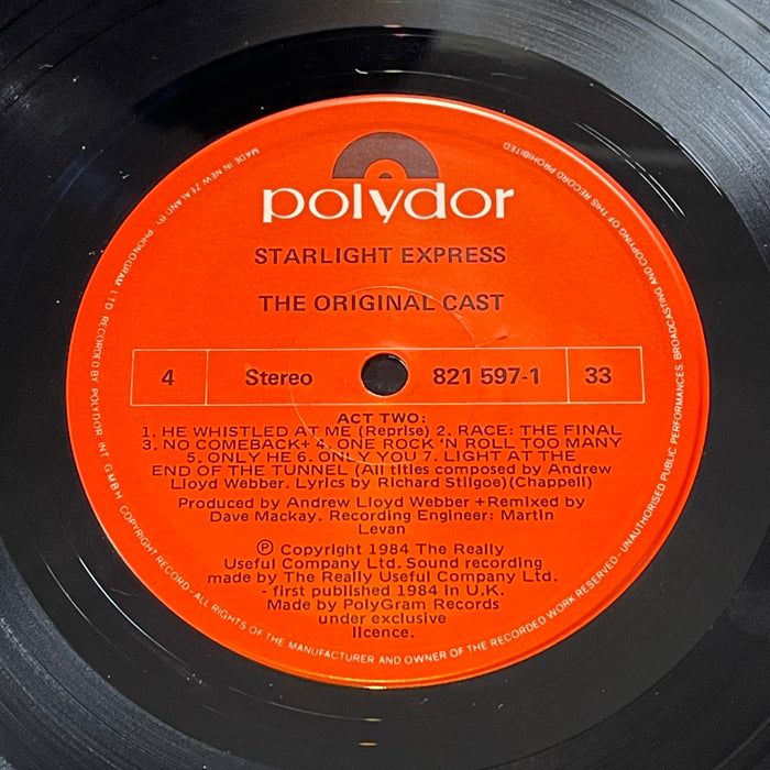 Andrew Lloyd Webber - Starlight Express - The Original Cast (Vinyl 2LP — Record Exchange